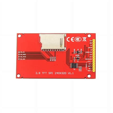 2 8 Inch 240x320 Spi Serial Tft Lcd Module Display Screen Without Panel Driver Ic Ili9341 For