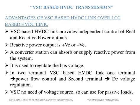 vsc based hvdc transmission