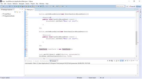 Javafx Event Mouse Dan Keyboard Untuk Gui Interaktif