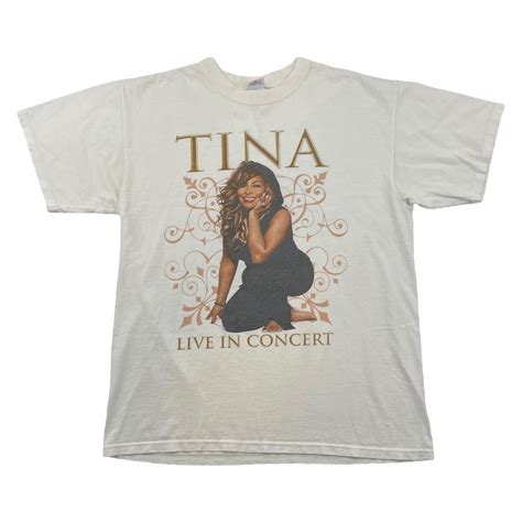 Vintage Tina Turner Live In Concert T Shirt Tina Depop