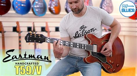 Eastman T59v Classic Electric Guitar Review Es 335 Intheblues