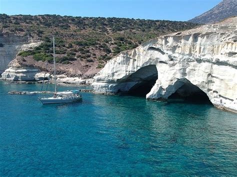 Milos Sailing Boat Tour Poliegos Day Trip Boat Tour