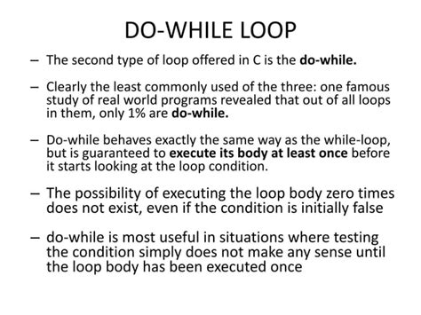 Introduction To Loops Cpu Ppt