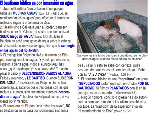 Antecedentes Del Bautismo En Agua Según Las Escrituras