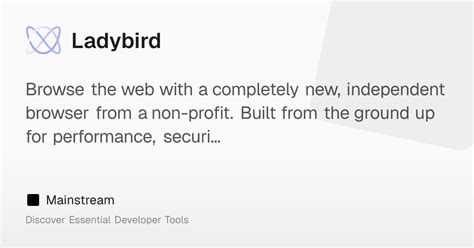 Ladybird A Truly Independent Browser For The Open Web Mainstream