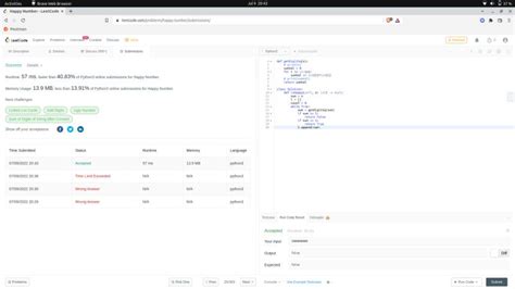 Venkadesh S On Linkedin 100daysofcode Codeio Leetcode Python