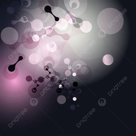 Vector Molecules Background Molecule Science Life Tech Pattern Background Image And Wallpaper