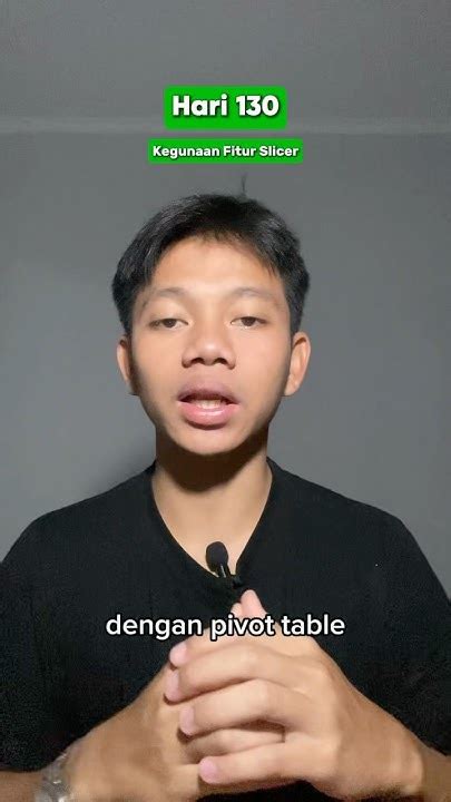 Day 130 Fitur Slicer Excel Excelformula Excelindonesia Excelfunction Excelshortcuts