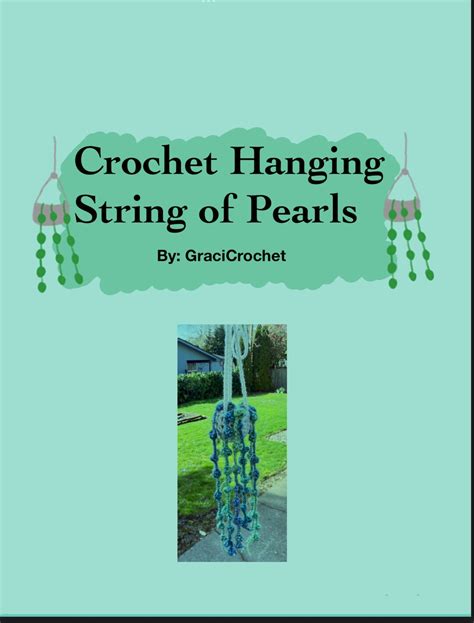 Crochet String Of Pearls Pattern Etsy
