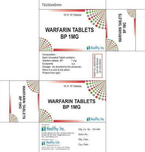 Warfarin Tablets