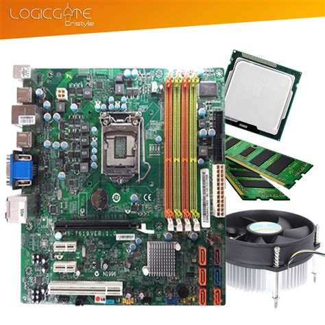 BUNDLE H I I GB GB LGA Slot Free HSF Mobo Processor Ram Bundle