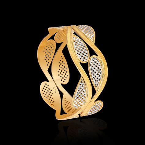 Au Finja Rhodium Bangles At ₹ 100000piece In Jaipur Id 18168566188