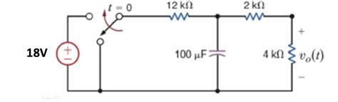 Solved Find And Plot The Voltage V T In The Circuit Shown Chegg Com