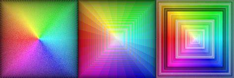 Plotting Rgb Spectrum As 2 D Color Matrix Stack Overflow