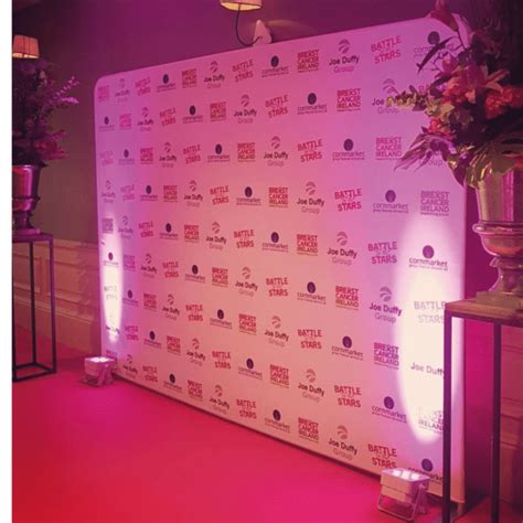 Step And Repeat Banners Fabric Media Backdrop Walls Ireland