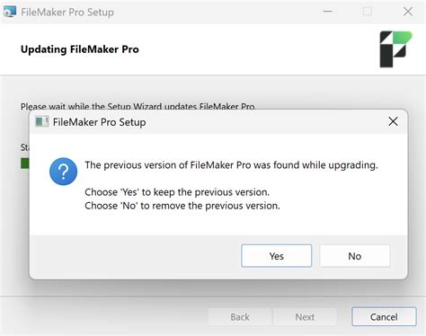 FileMaker Pro Upgrade Installation Changes