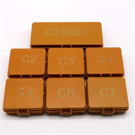 C1 C7 Optical Glasses Microscope Calibration Slide Reticle Scale Ruler