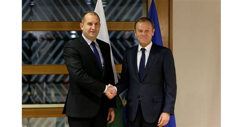 Румен Радев се срещна с Доналд Туск Видео