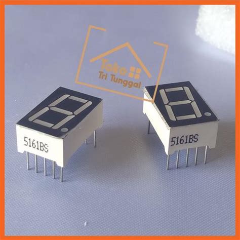 Jual 7 Segment Led Digital Angka Komponen Arduino Elektronika Anoda