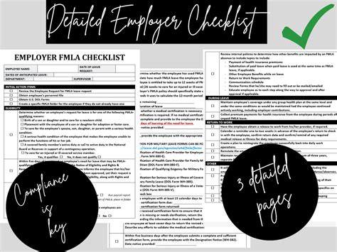 FMLA Template Bundle FMLA Tracker Spreadsheet MS Editable Word Excel Documents Tracking