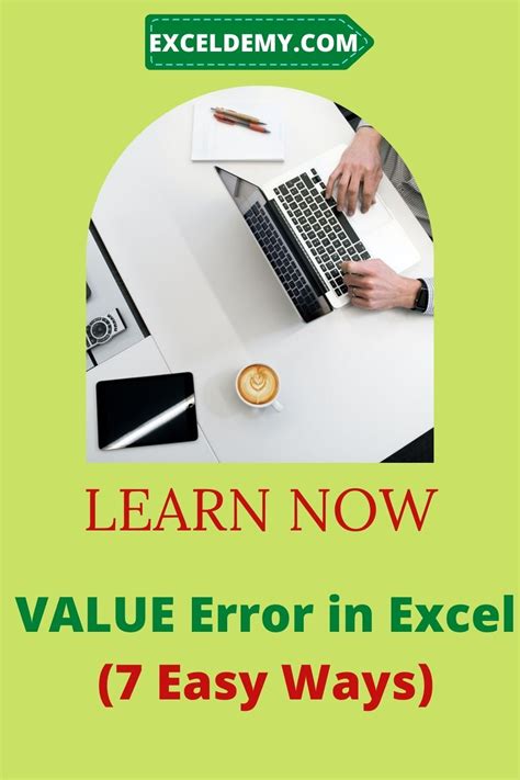 Value Error In Excel 7 Easy Ways