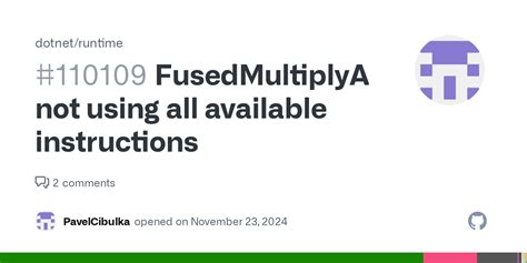 Fusedmultiplyadd Not Using All Available Instructions · Issue 110109