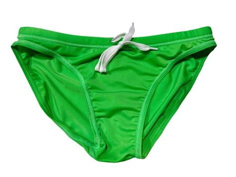 Vxa Mens Swim Brief Narrow Sides Unlined Flat Front Rear Seam