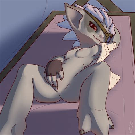 Rule 34 Asura Breasts Eye Patch Eyewear Female Guild Wars Humanoid Looking At Viewer Lying On