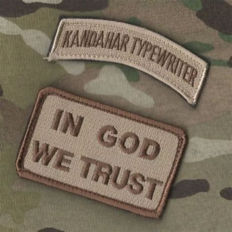 Afghanistan Jsoc Jtf Elite Sp Ops 2 Patch Kandahar Écrire En God We