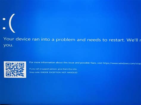 The KMODE EXCEPTION NOT HANDLED Error In Windows 10 Understanding