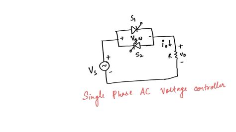 Solved Draw The Circuit Diagram For Single Phase To Three Phase Full Wave Cycloconverters