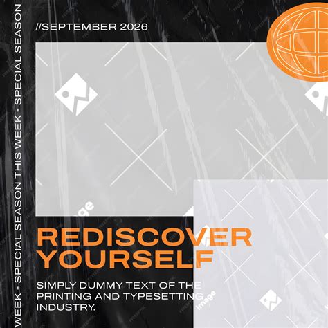 Premium Psd Instagram Post Template Glassy Effect