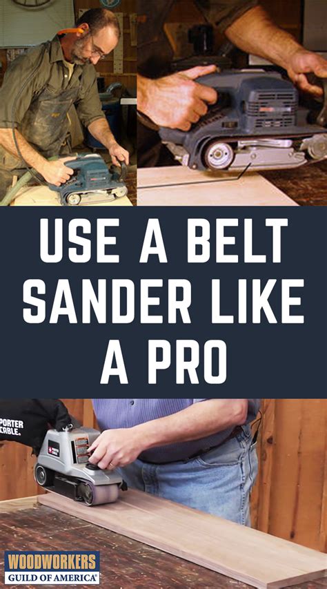 How To Use A Belt Sander Used Woodworking Tools Learn Woodworking