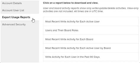 Understand And Export Usage Reports Planview Customer Success Center