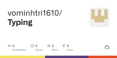 GitHub Vominhtri Typing