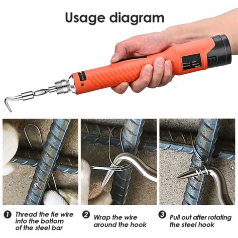 Electric Steel Tying Machine Semi Automatic Tool Hooking Hooking Machine Smart Steel Tying