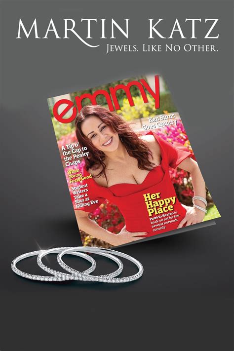 Patricia Heaton Gracing The Cover Of Emmy Magazine In Martin Katz