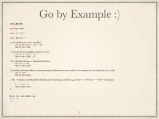 Go Language Presentation PDF