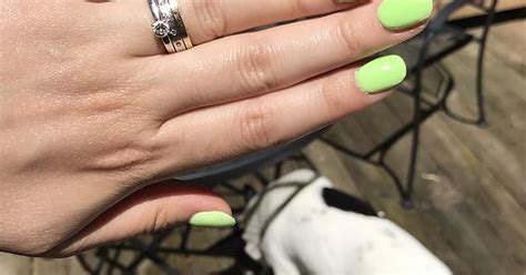 Chartreuse Dip Nails Ft My Pup Album On Imgur