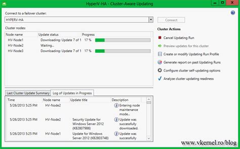 configuring cluster aware updating in server 2012 adrian costea s blog