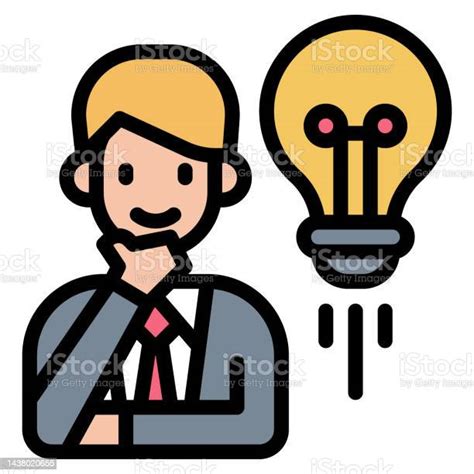 디자인 사고 아이콘 라인 벡터 일러스트 레이 션입니다 교육 기술 교육에 대한 스톡 벡터 아트 및 기타 이미지 교육 벡터