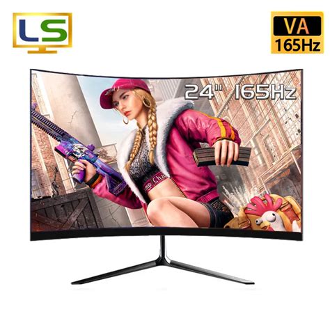 24인치 Pc Lcd 커브드 스크린 모니터 데스크탑용 144hz 165hz 게이밍 모니터 Hdmi 호환 디스플레이 핸드폰닷컴
