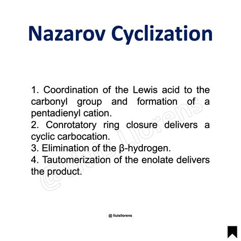 Nazarov Cyclization