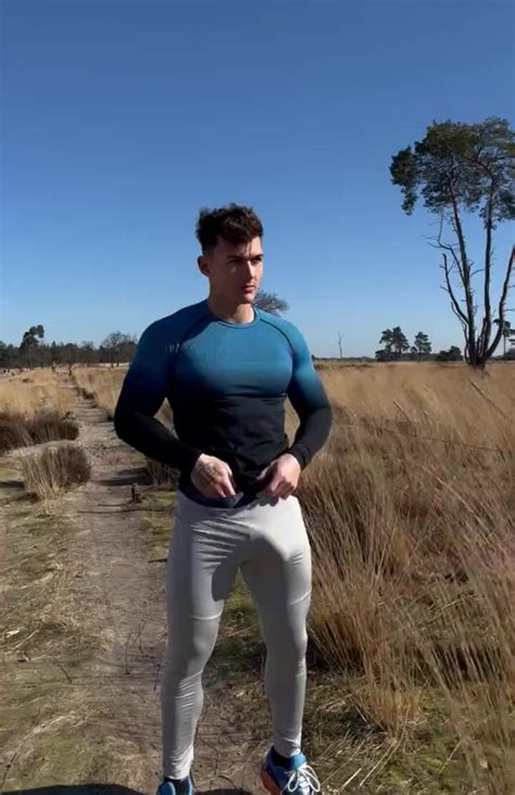 Dickprint Dick Outline In Leggings Outdoor