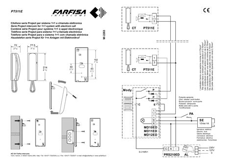 Farfisa Intercom Wiring Diagram Wiring Diagram