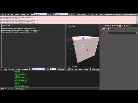 Free Video Task Automation With Python Scripting In Blender From Cg