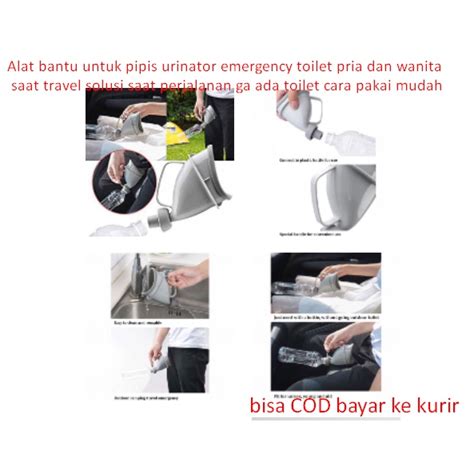 Jual Alat Bantu Untuk Pipis Urinator Emergency Toilet Pria Dan Wanita