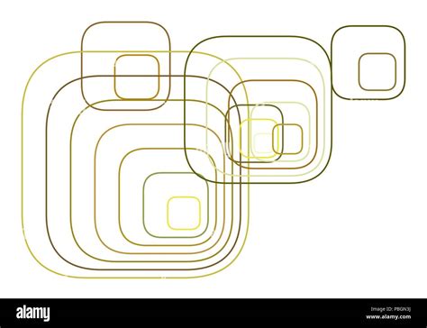 Abstract Conceptual Geometric Rounded Rectangle Pattern Good For Web Page Graphic Design