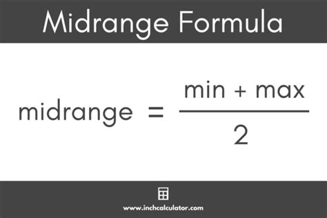 Midrange Calculator Inch Calculator