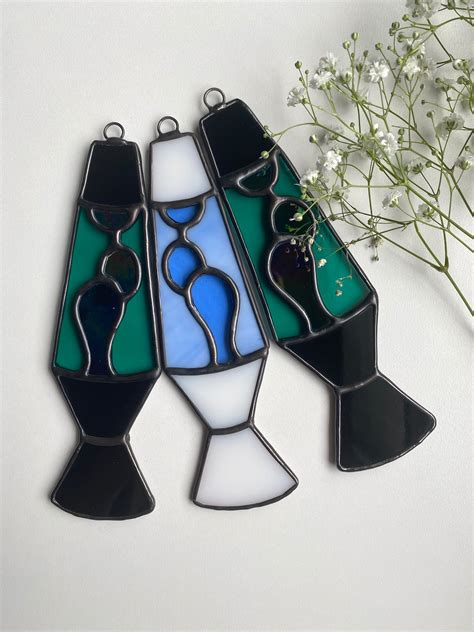 Stained Glass Lava Lamp Etsy